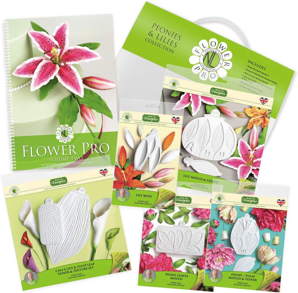 Flower Pro Ultimate Peonies & Lilies Collection, Volume Two - Gift Pack ...