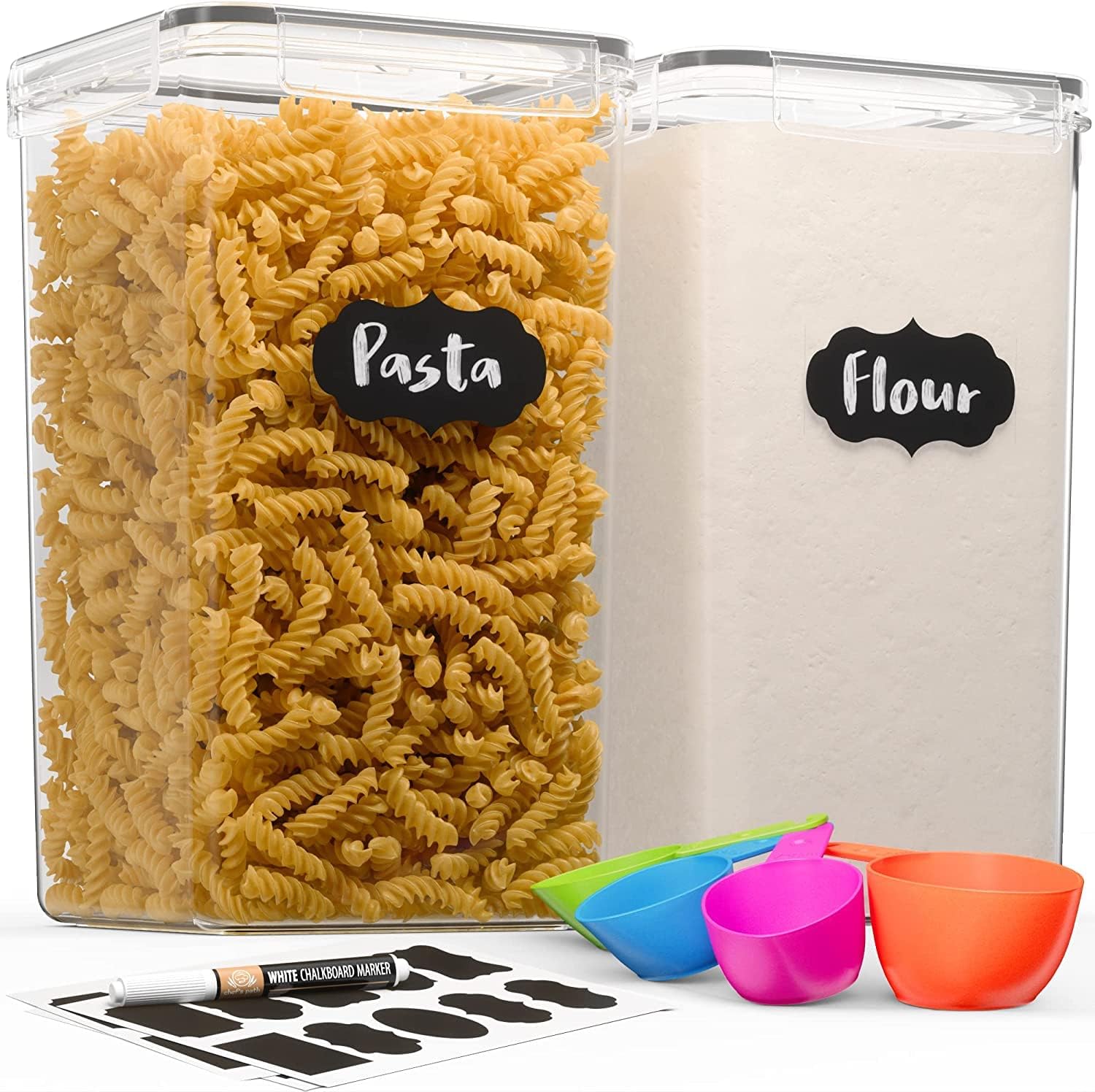 Amazon.com: Chef's Path Rice Container 2 L - Set of 2 (3L): Home & Kitchen