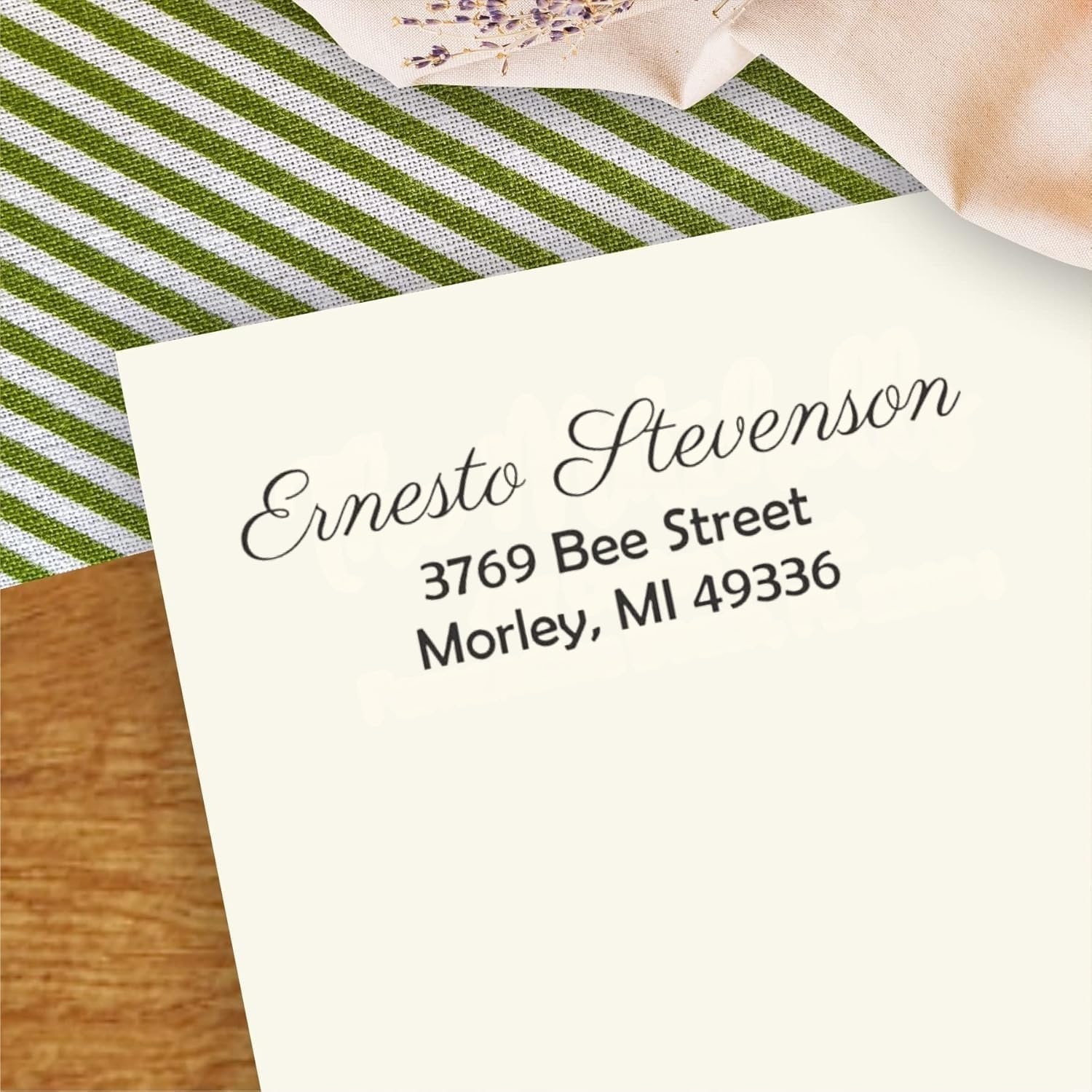 Amazon.com: Promot Customized Self-Inking Address Stamp - Pre-Designed ...