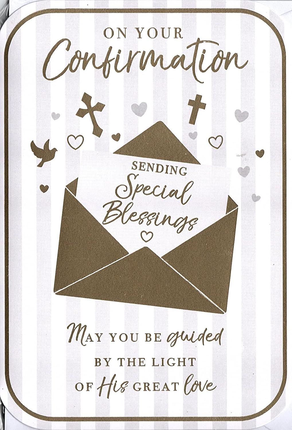 Confirmation Day Card, Traditional, 132 x 191mm : Amazon.co.uk ...