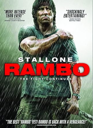 Rambo 4 - DVD -The Fight Continues - Starring: Sylvester Stallone ...