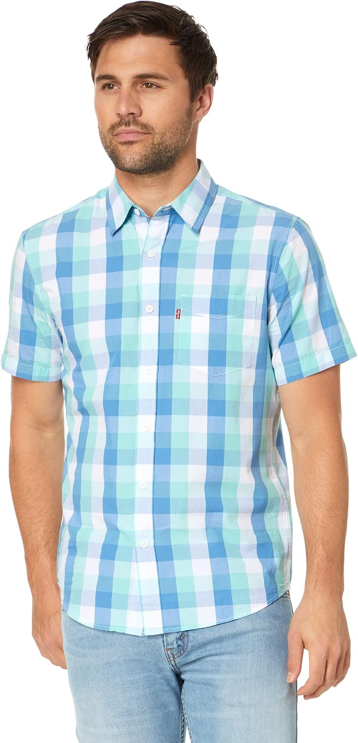 Amazon.com: Levi's® Short Sleeve Classic One-Pocket Standard Xavier ...
