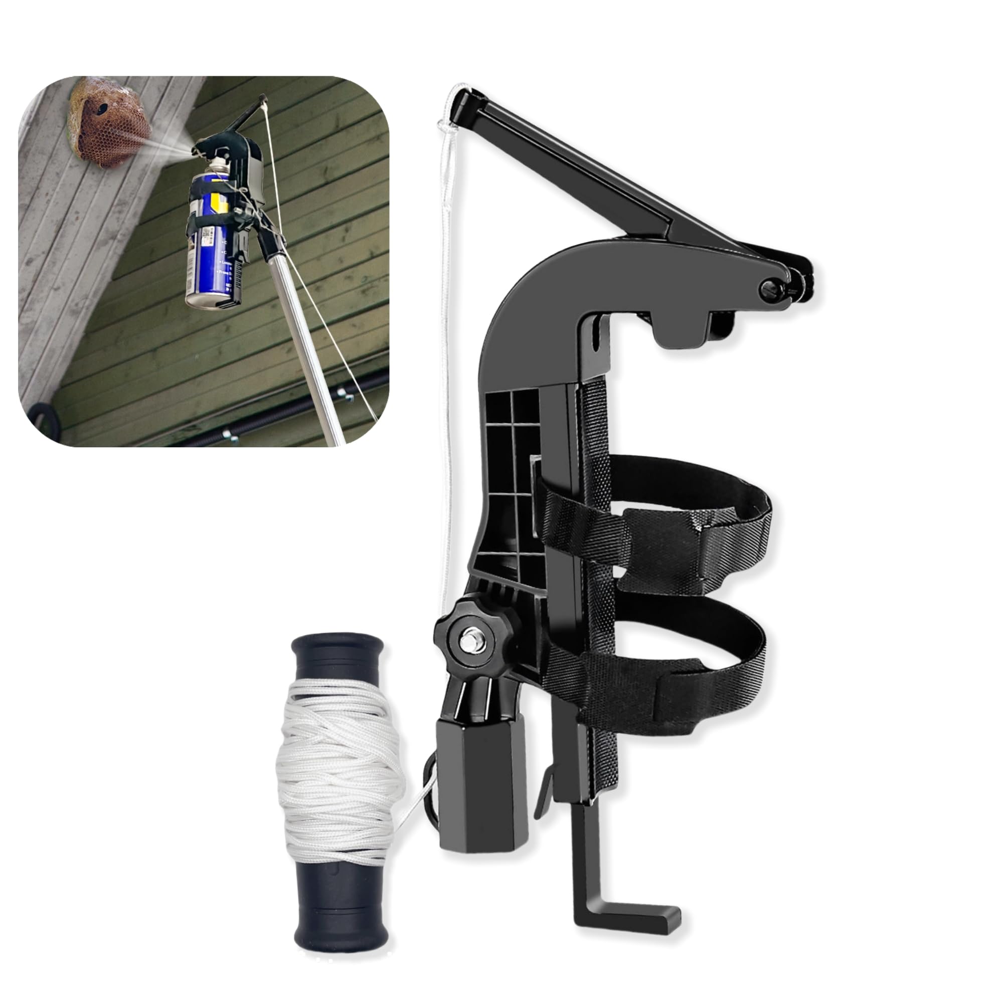 Amazon.com : Spray Can Extension Pole Adaptor, Sprayer Adaptor for ...