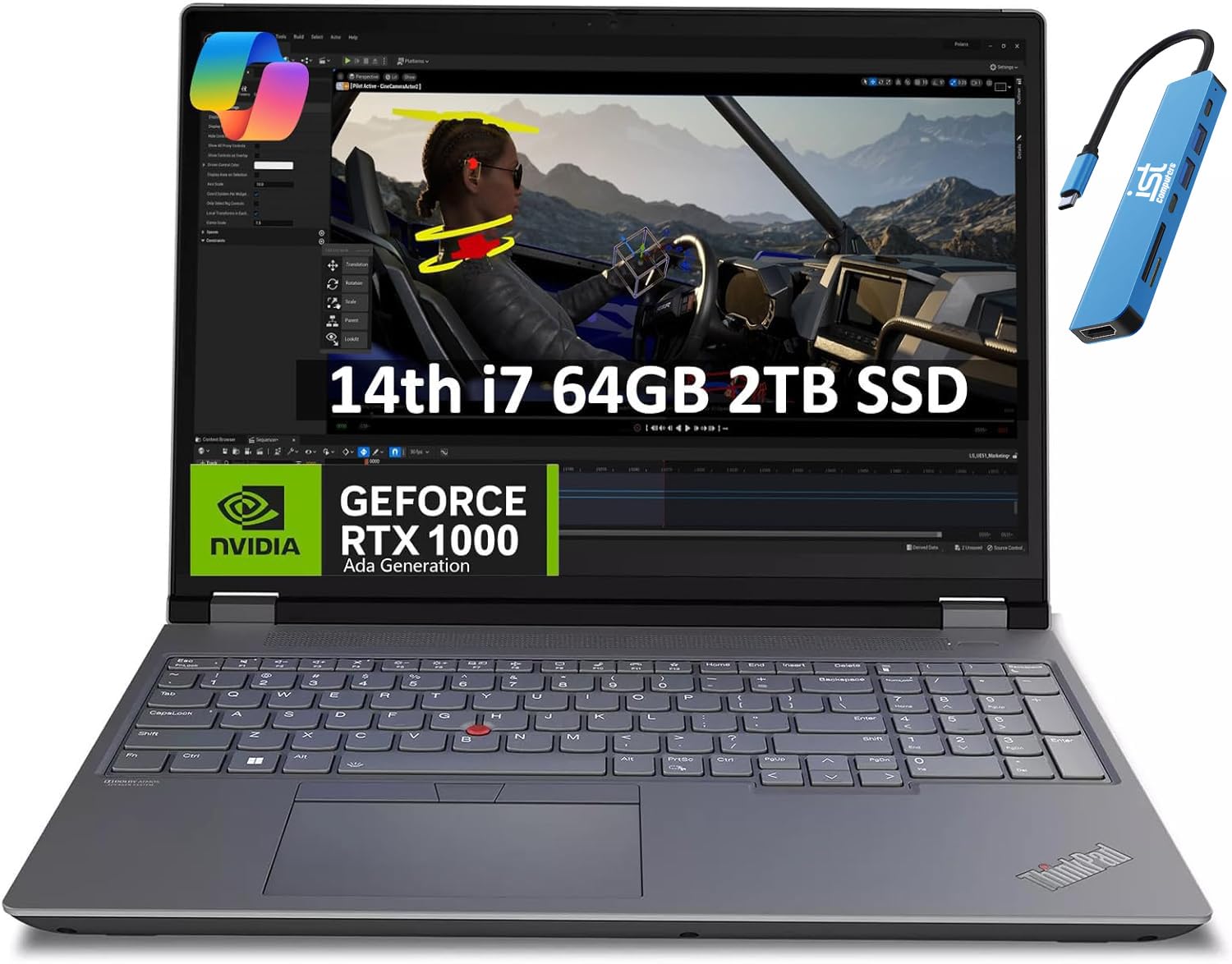 Latest Lenovo Thinkpad P17 17.3" 4K UHD (3840x2160) Mobile Workstation ...