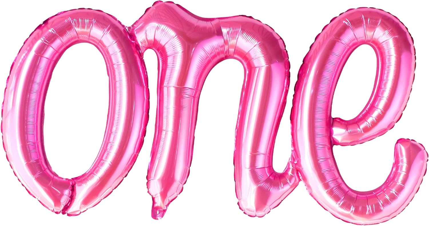 KatchOn, Globo rosa para el primer cumpleaños, 20 pulgadas, decoración ...