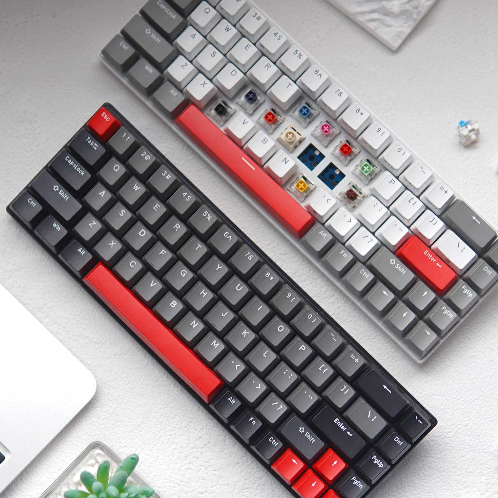 RK ROYAL KLUDGE RK G68 65% Wireless Mechanical Keyboard, Bluetooth5.1/2 ...