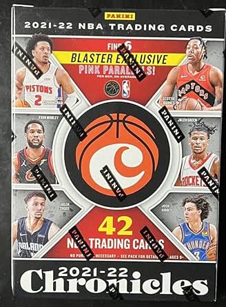 Amazon.com: 2021-22 Panini Chronicles Basketball NBA Blaster Box (42 NBA Trading Cards ...