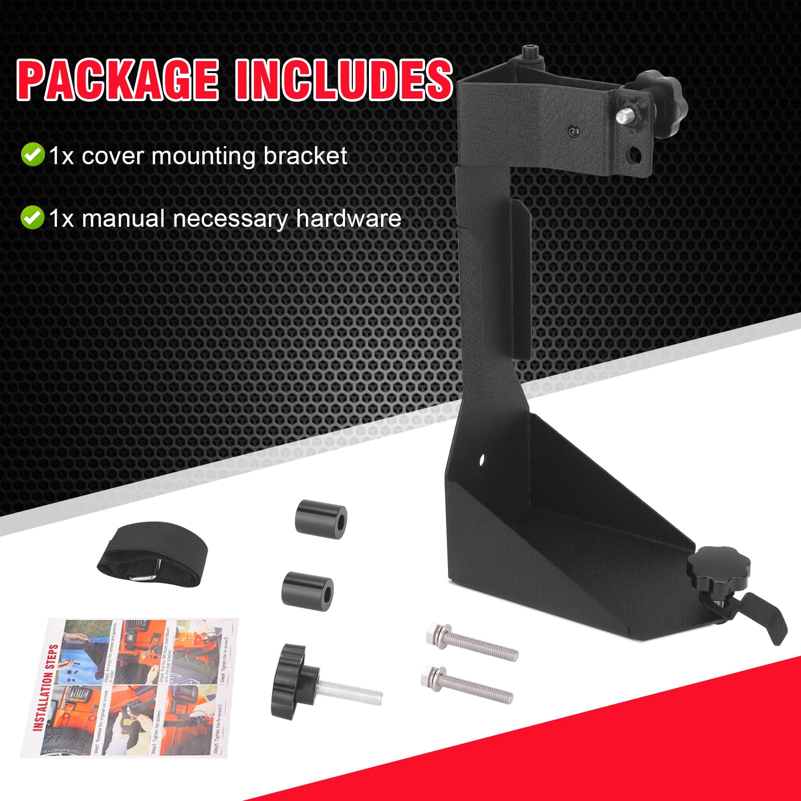 Jeep Jack Mount Hi Lift Jack AEV Hi-Lift Jack Mount For JL Wrangler ...