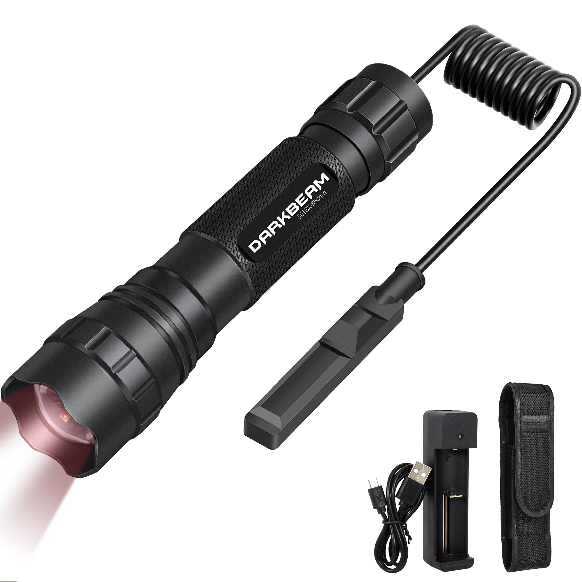 DARKBEAM Infrared Torch ir 850nm Night Vision Light Flashlight LED ...