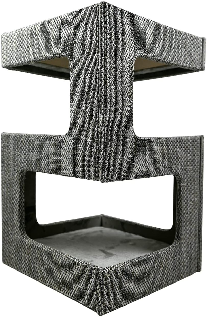 Amazon.com : ISHARE Modern Cat Tree Cat Furniture Multi-Level Spacious ...