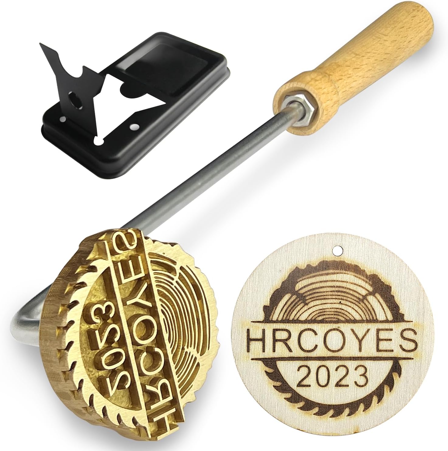 Amazon.com : Custom Branding Iron for Burger | Stamp for Food ...