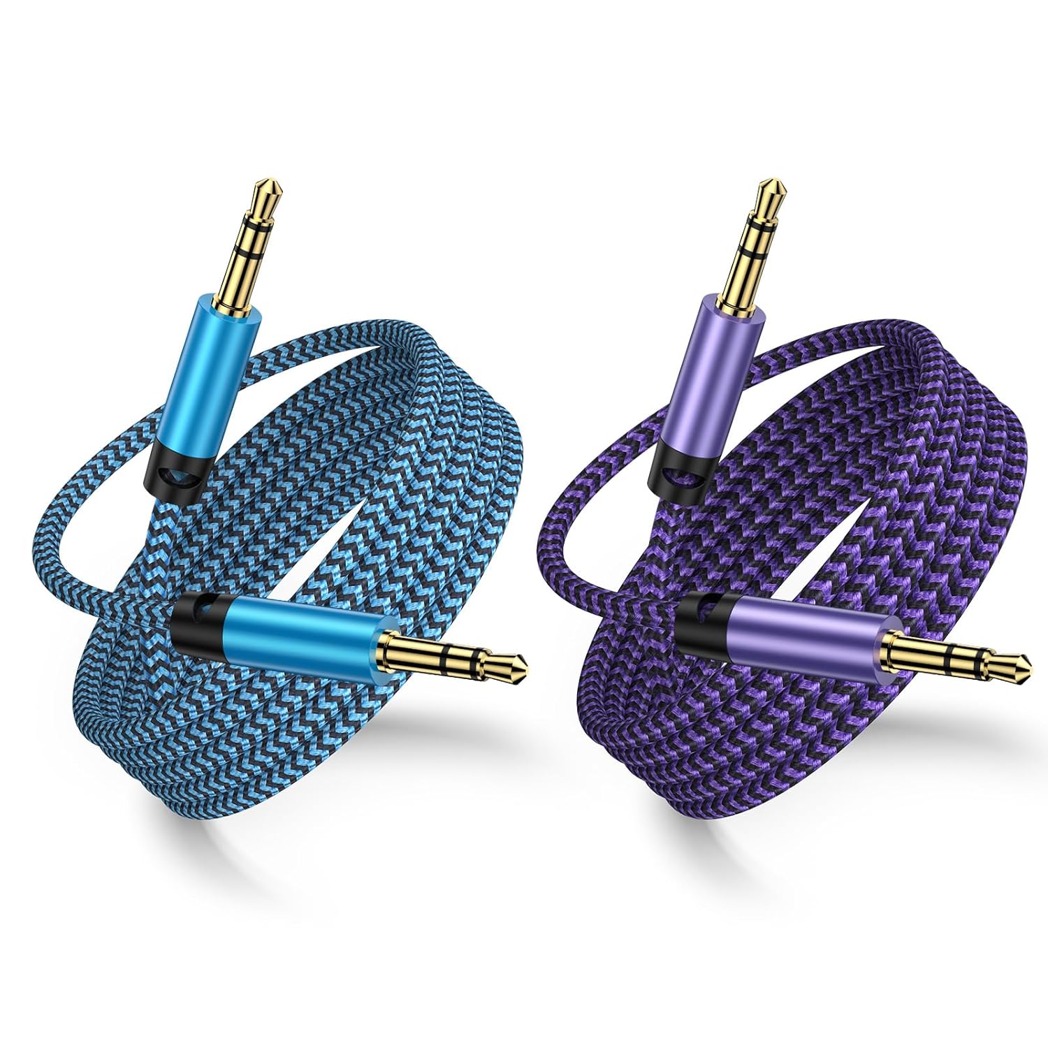 Amazon.com: 3.5mm Audio Cable,5FT 2Pack Aux Cord 3.5 mm Male to Male ...