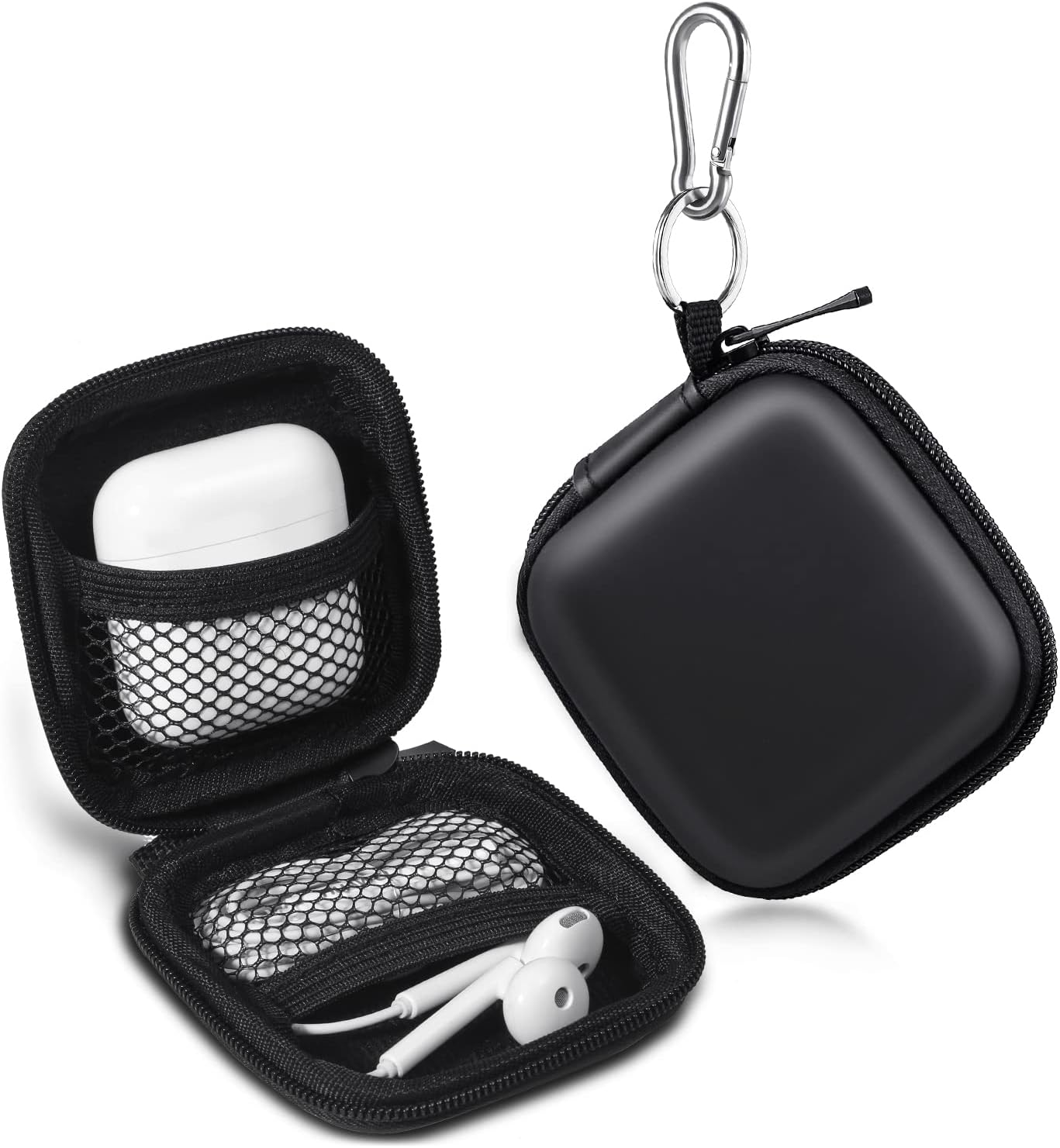 Amazon.com: Earphone Case, RISETECH Hard EVA Earbud Carrying Case ...
