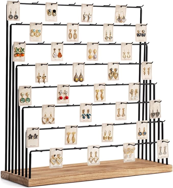Amazon.com: DGWJSU Earring Display Stands for Selling, Earring Rack ...