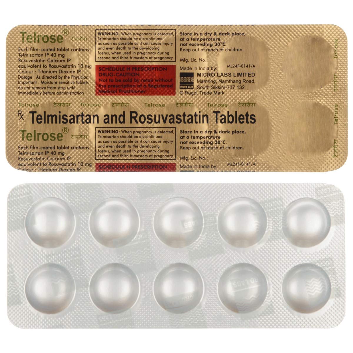 Telrose - Strip of 10 Tablets : Amazon.in: Health & Personal Care