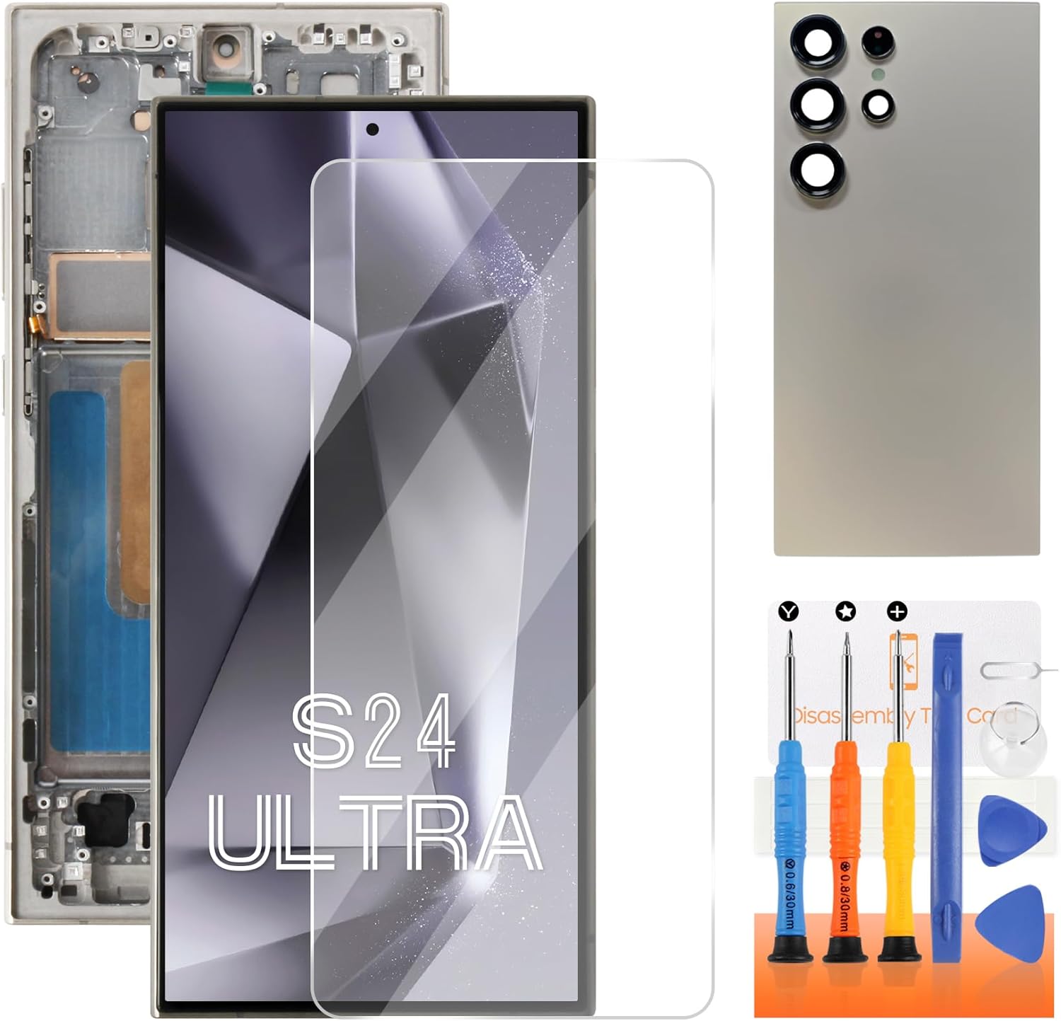 Amazon.com: OLED for Samsung Galaxy S24 Ultra Screen Replacement for ...