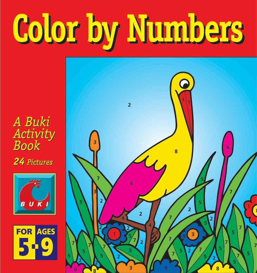 Amazon.com: Buki Activity Book Color by Numbers, Styles May Vary : Toys ...