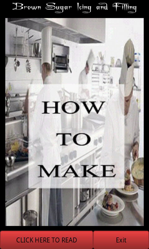 Brown Sugar Icing and Filling - App on Amazon Appstore