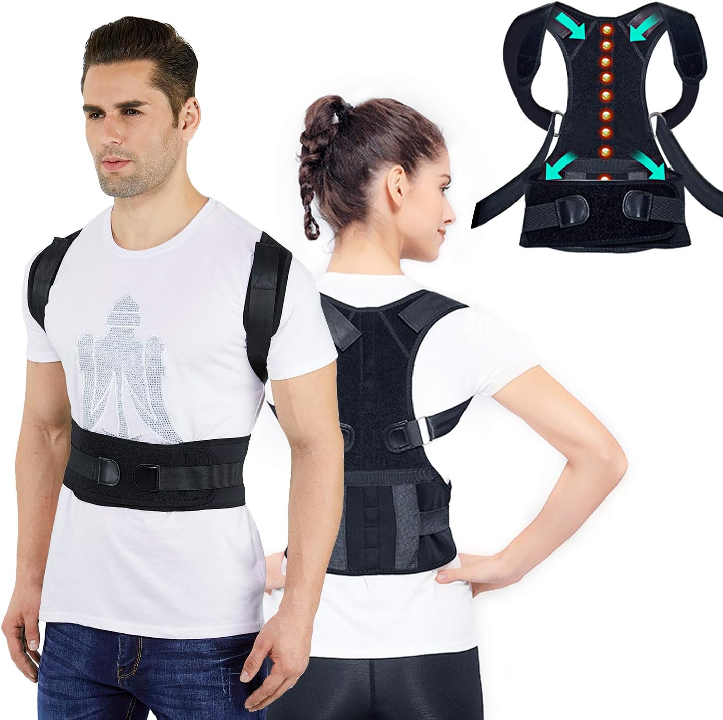 BAMOMBY Sports Posture Corrector Spinal Support, Physical Therapy ...