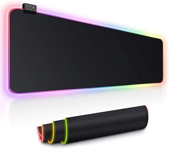 7Seas Keyboard mat Laptop and Computer Work Desk mat |7Color RGB led ...