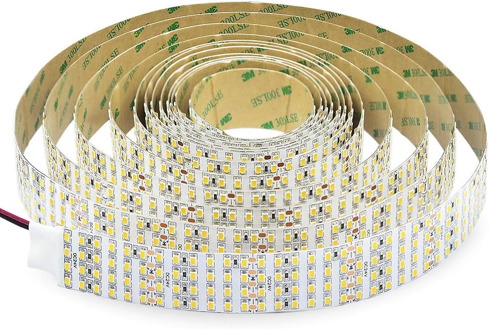 Amazon.com: Super Bright White LED Strip - 2835SMD High CRI 90 Quad Row ...