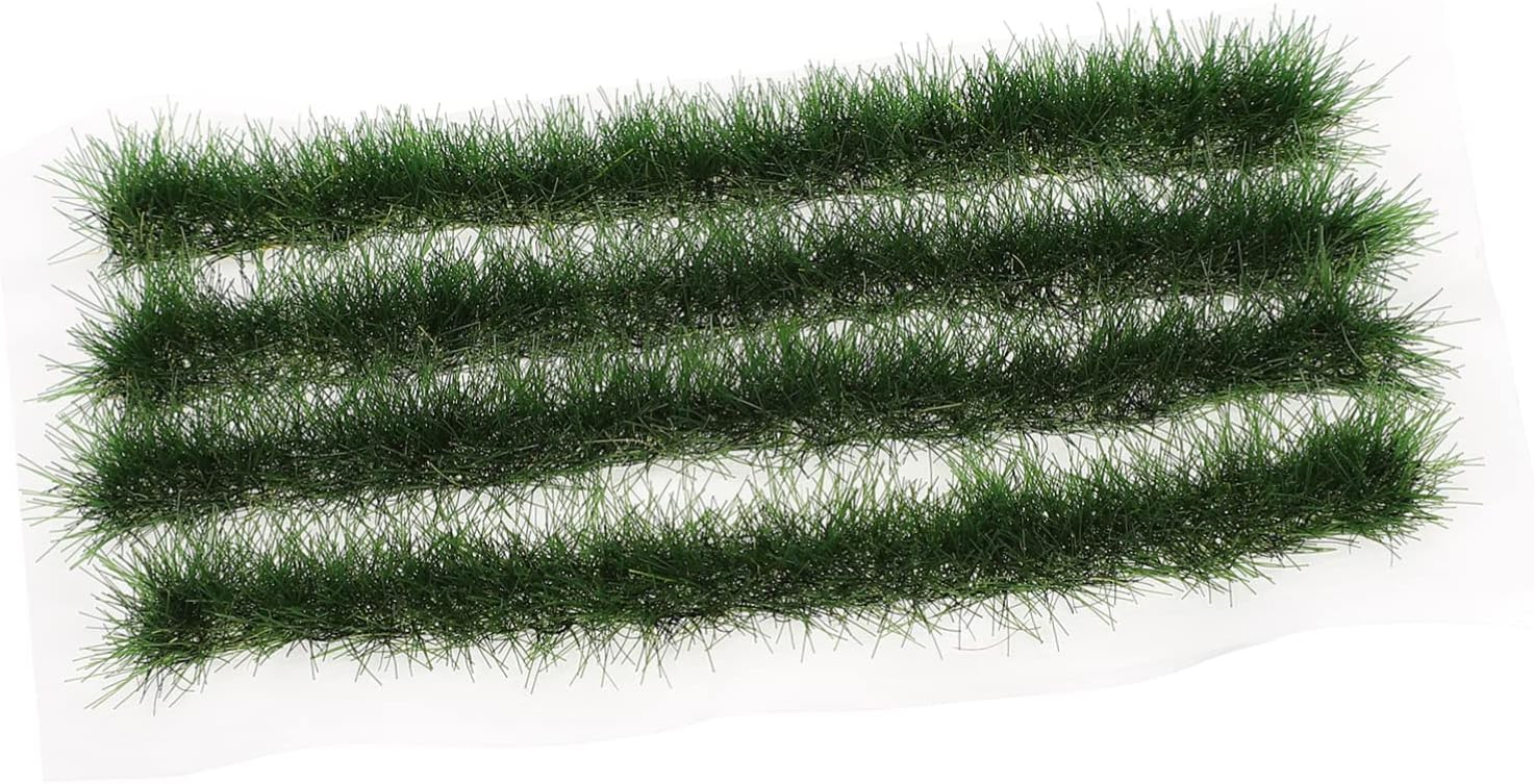 Amazon.com: Yardwe Realistic Fake Grass Strips for Miniature Garden ...