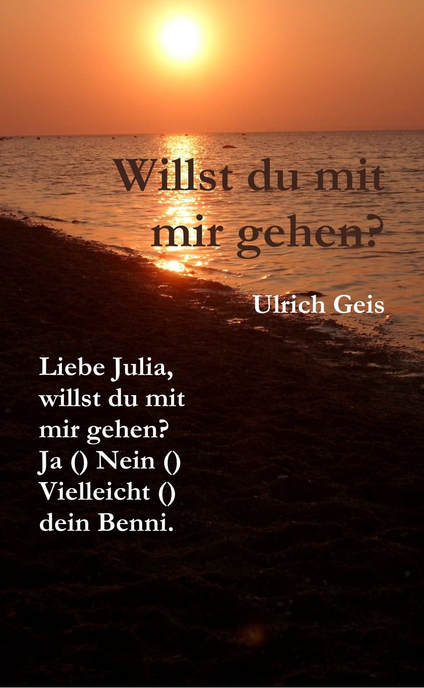 Buy Willst Du Mit Mir Gehen? Book Online at Low Prices in India ...