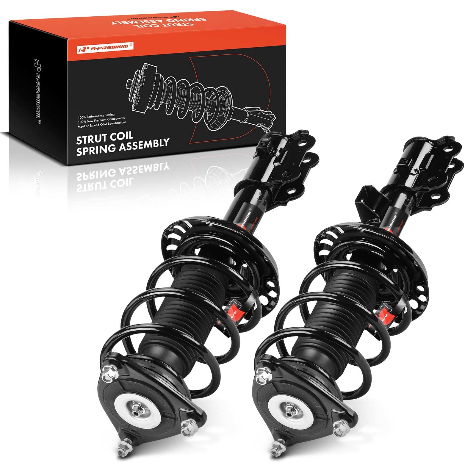 Amazon.com: A-Premium Front Pair (2) Complete Strut and Coil Spring ...