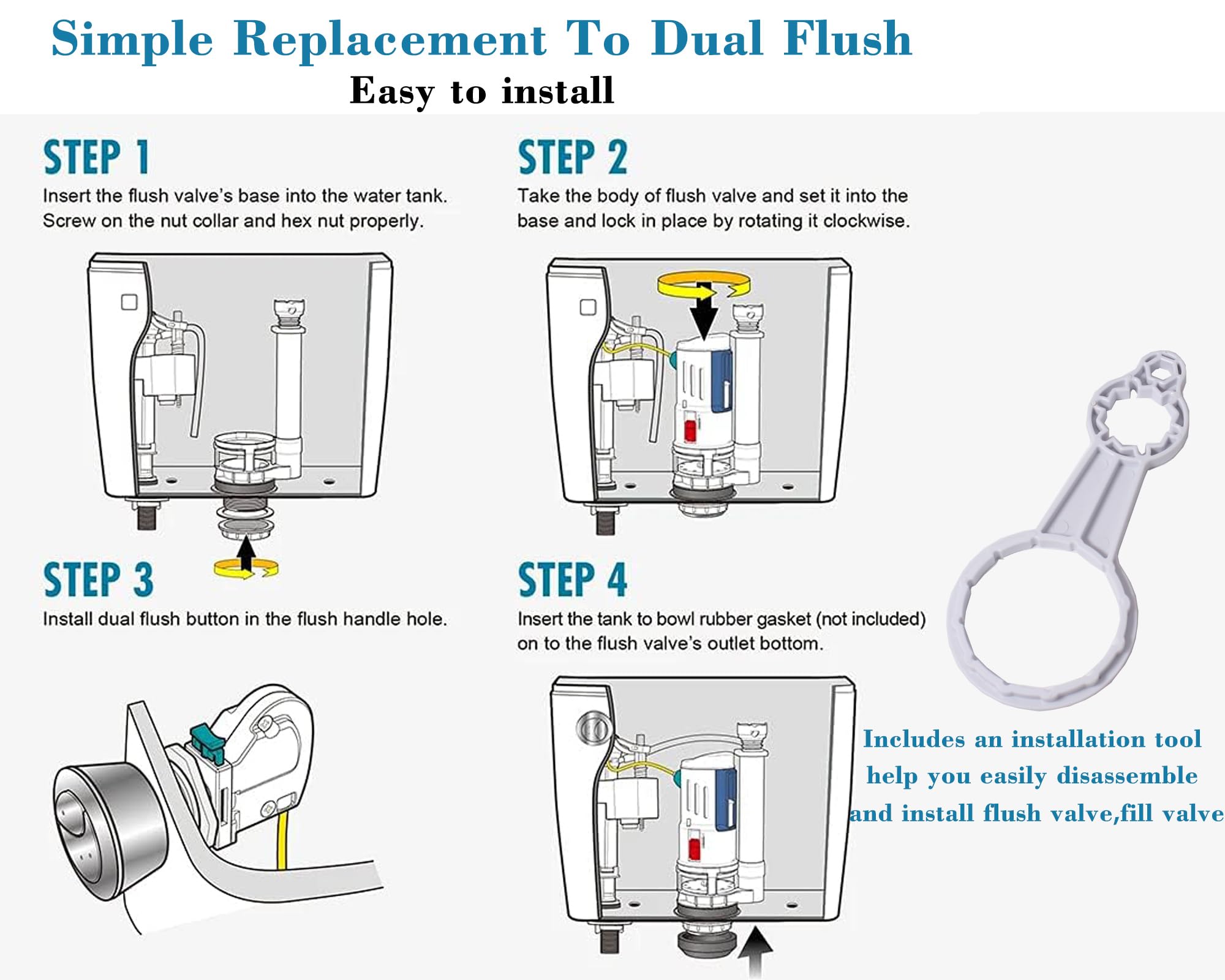 Dual Flush Parts Diagram