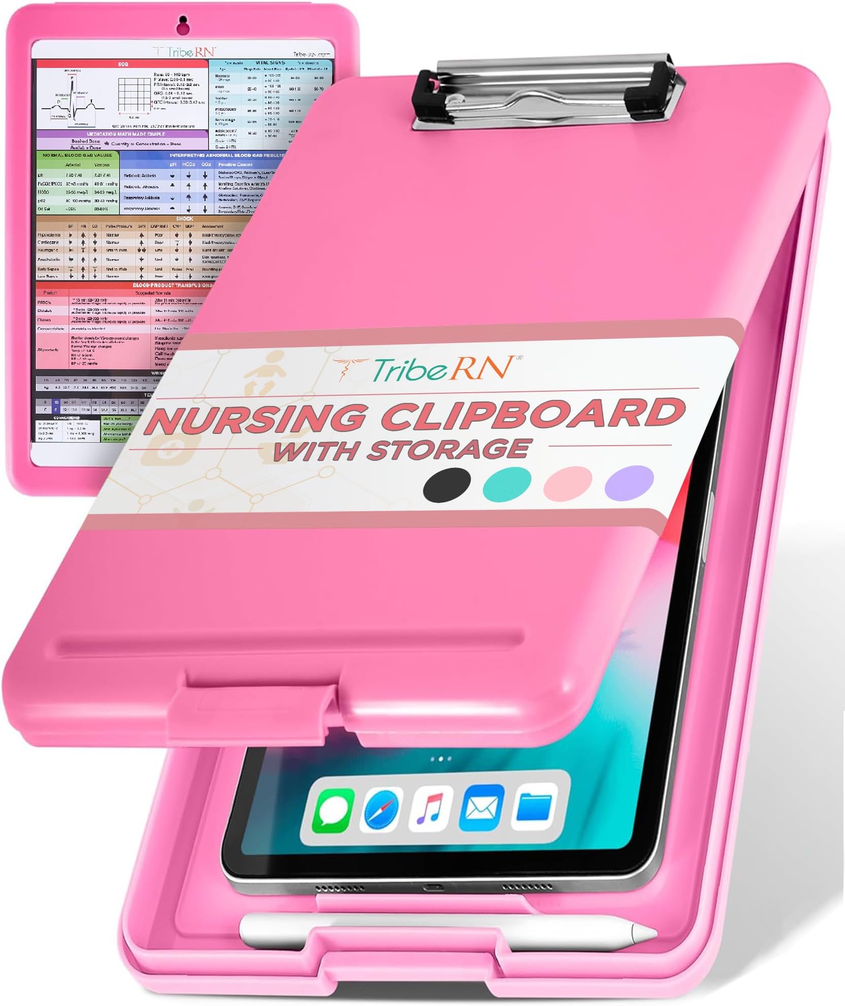Amazon.com : Nursing Clipboard Foldable, Nurse Clipboard 3 Layers ...