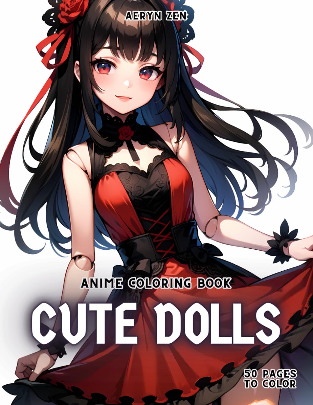 Amazon.com: Anime Coloring Book: Cute Dolls: 9798872386025: Zen, Aeryn ...