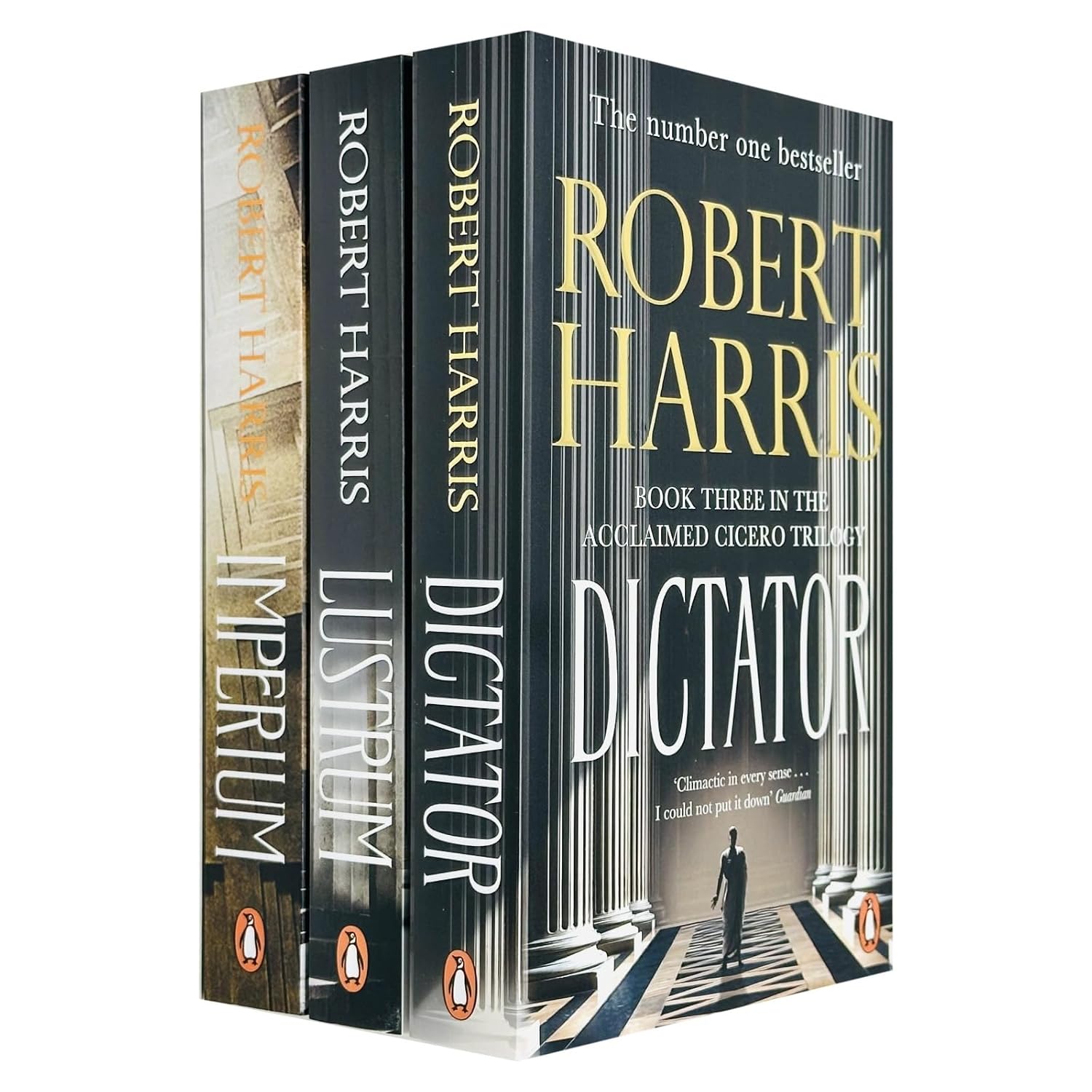 Cicero Trilogy Robert Harris 3 Books Set Collection - Dictator, Lustrum ...
