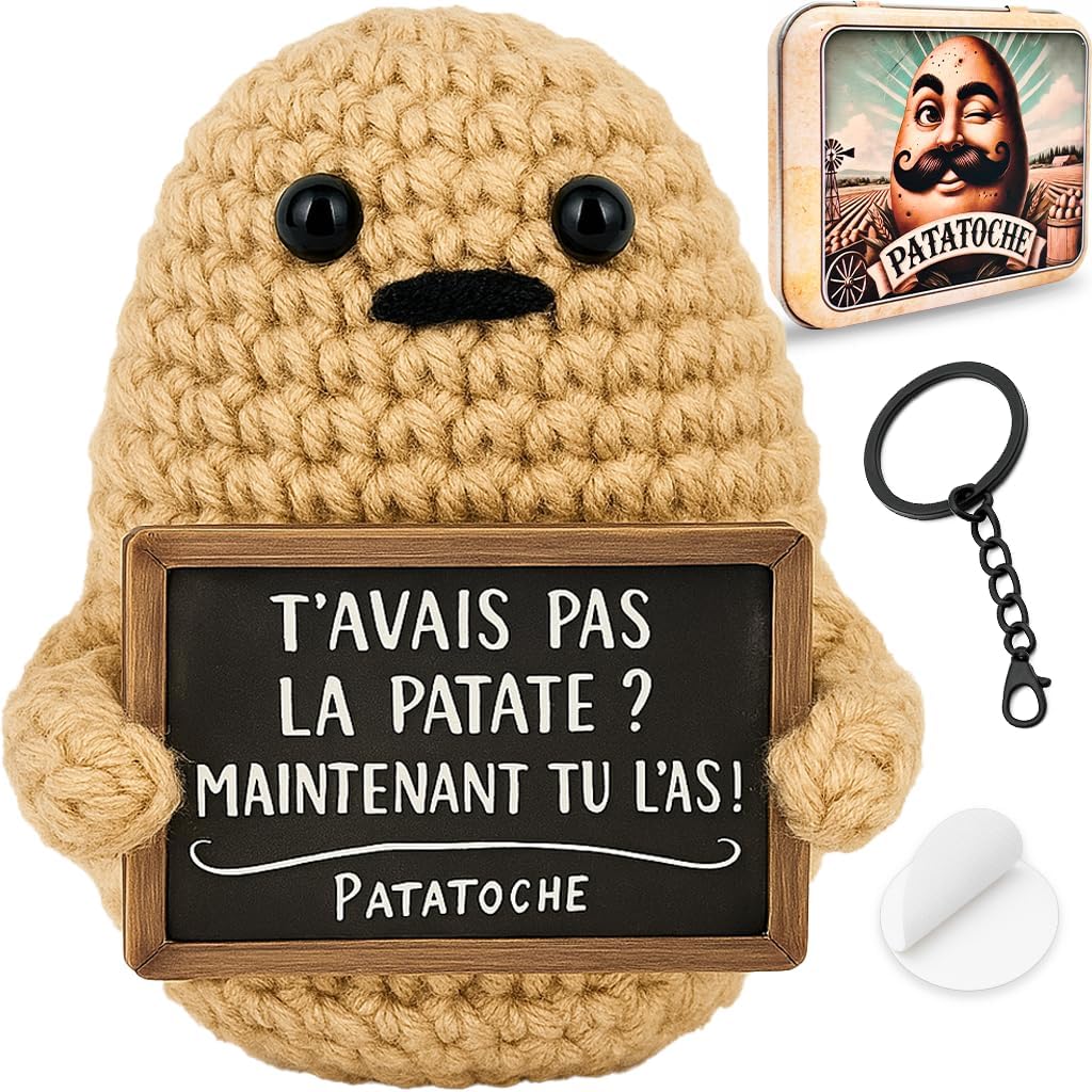 Cadeau Original & Inspirant | Positive Patate en français | Idée Drôle ...