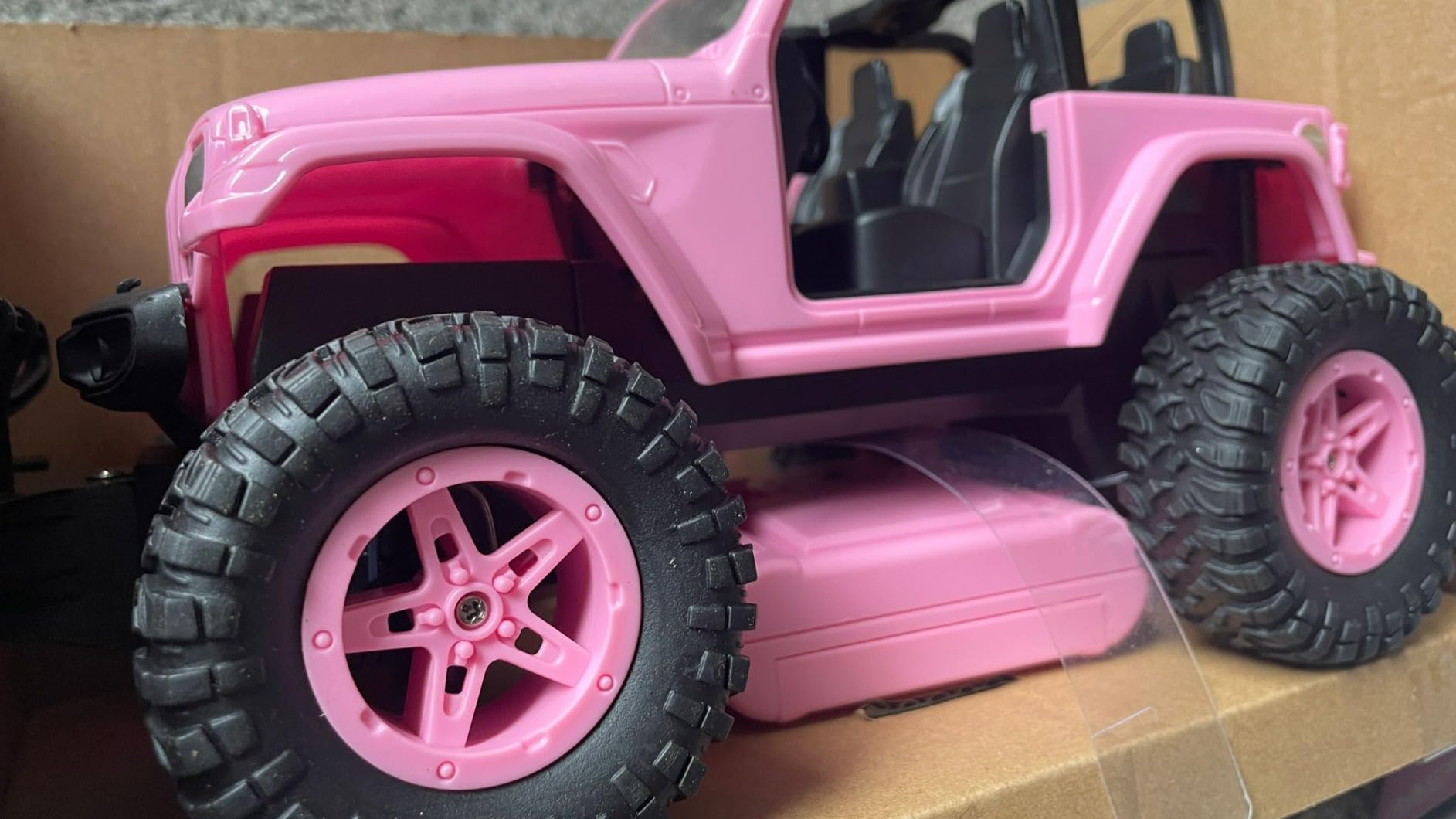 $7/mo - Finance NQD Pink RC Cars 1:16 Scale with DIY Sticker, Remote ...