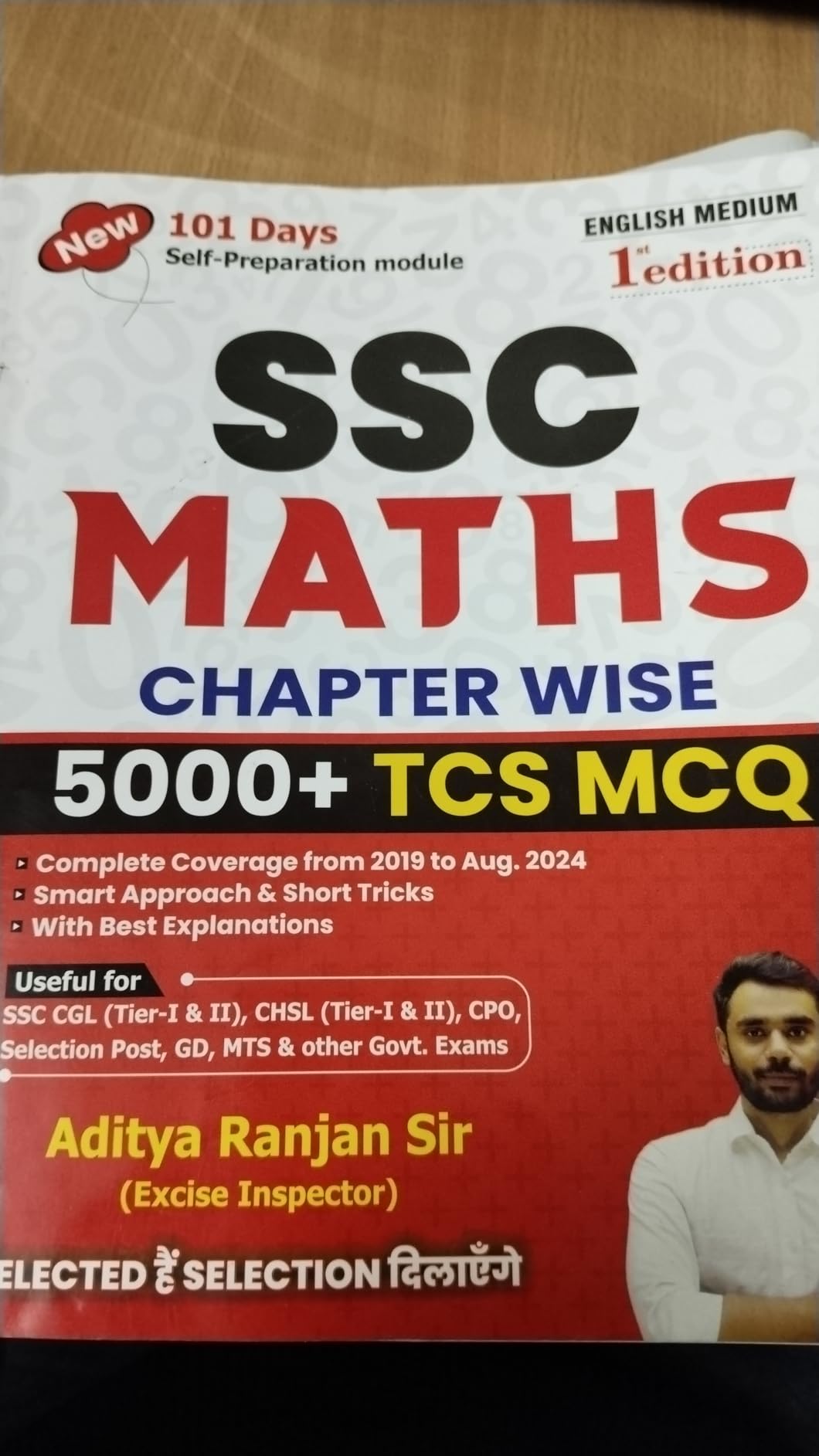 Buy Aditya Ranjan Sir SSC MATHS 5000+ TCS MCQs Chapter wise I Hindi Medium I Detailed ...