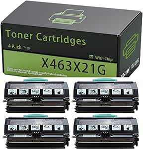 Amazon.com: X463X21G Toner Cartridges Compatible for Lexmark ES460DN ...
