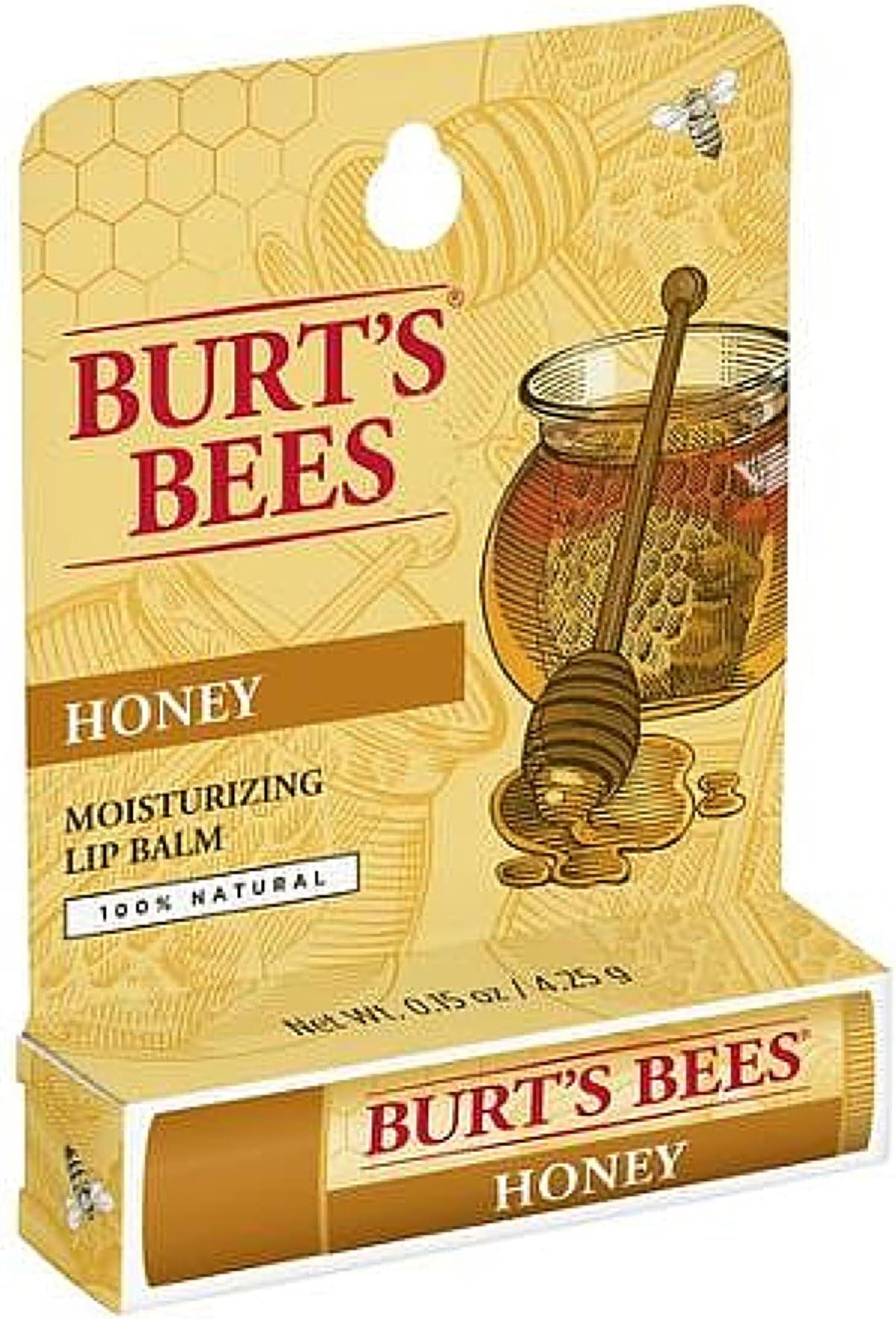 Amazon.com : Burt's Bees Peppermint Lip Balm Blister for Unisex, 0.15 ...