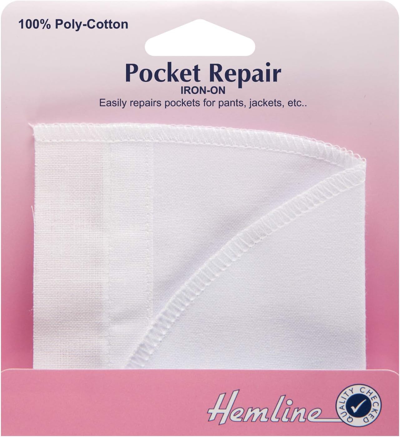 Amazon.com: Iron On Pocket Repair Sew In Pocket Repair Trouser Pocket ...