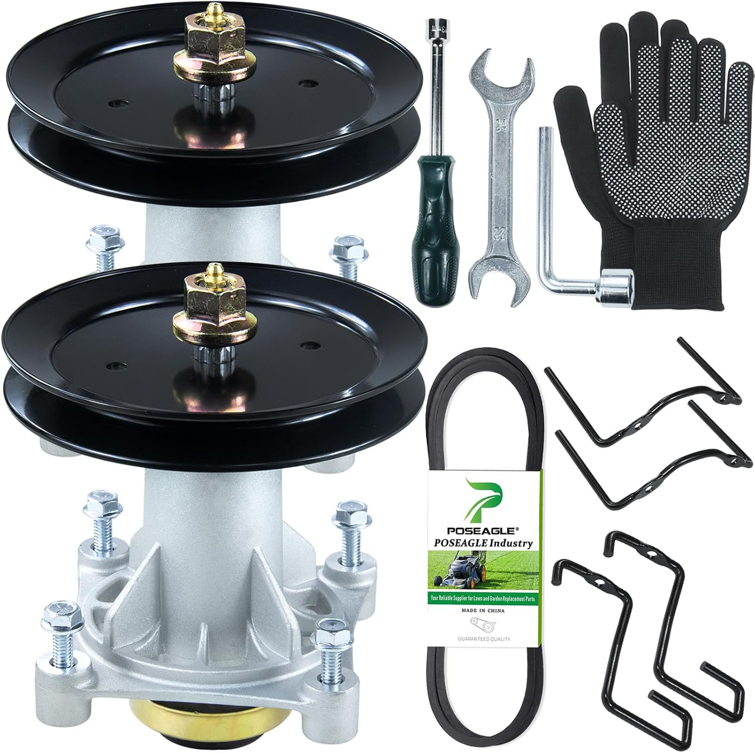 Amazon.com : POSEAGLE 2 Pack Pre-Greased 587819701 Spindle Assembly Kit ...
