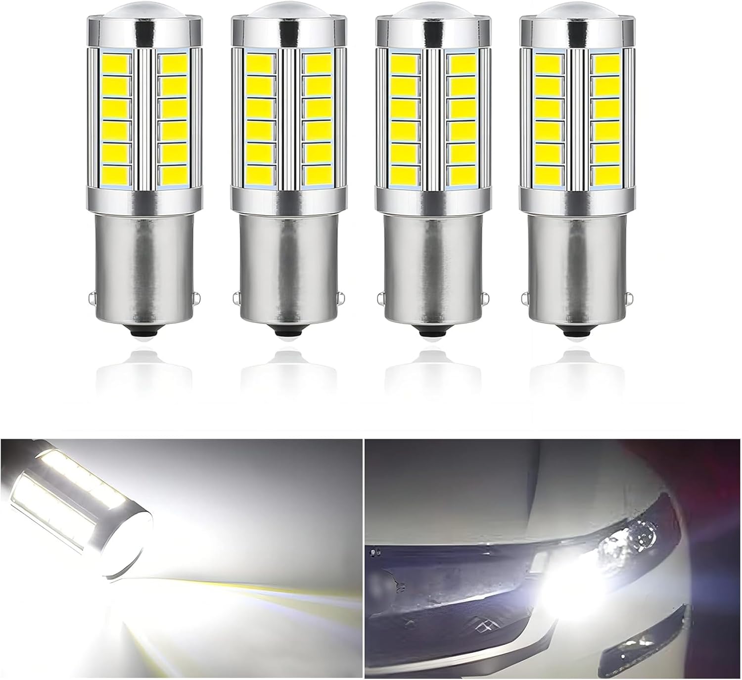 Amazon.com: gunhunt Pack-4 Car Led Lights, Turn Signal Lights, 6500K ...