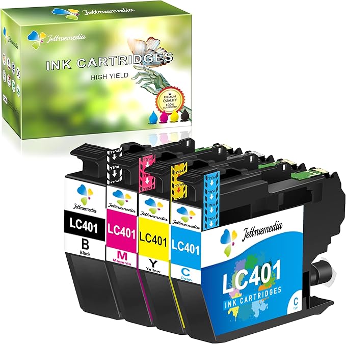 Amazon.com: LC401 Ink Cartridges Compatible for Brother LC401XL LC 401 ...
