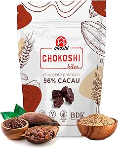 OKOSHI - Chokoshi Bites 56% Cacau - Arroz Caramelizado com Chocolate 56 ...