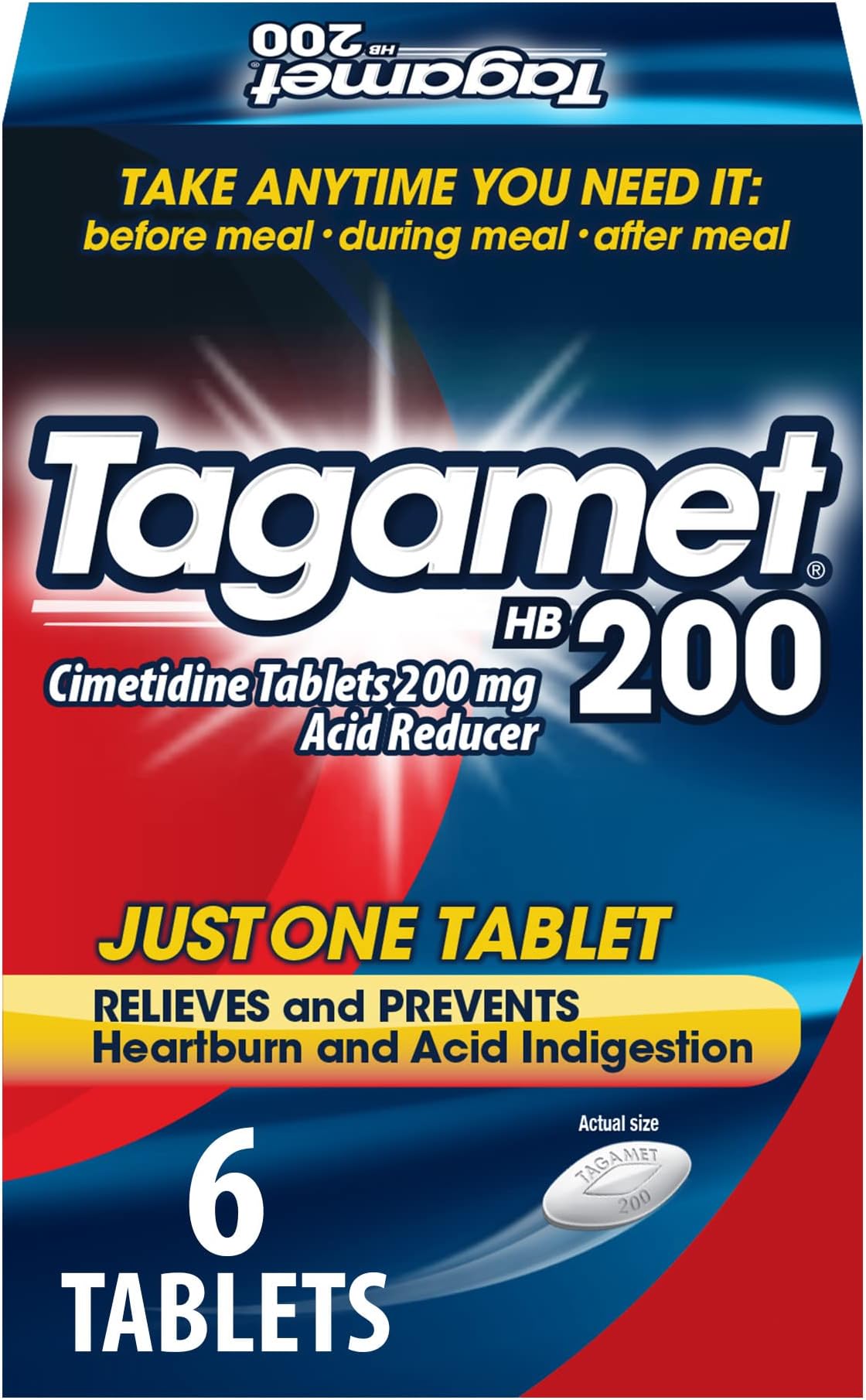 Amazon.com: Tagamet HB 200mg, 6 Tablets (Pack of 3) : Health & Household