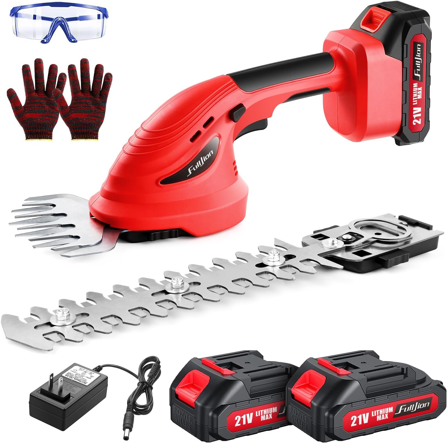 Amazon.com : Cordless Hedge Trimmer-24V Electric Shrub Trimmer Grass ...