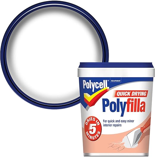 Polycell Multi-Purpose Quick Drying Polyfilla Tub, 1 Kg : Amazon.co.uk ...
