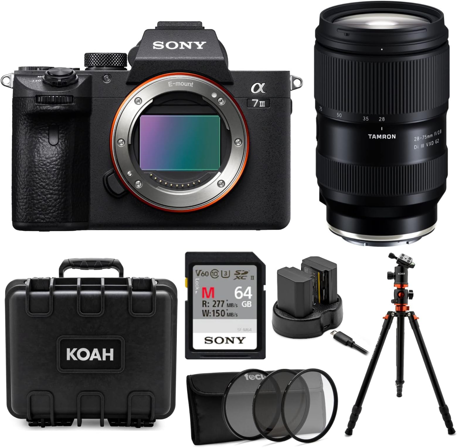 Amazon.com : Sony a7RII Full Frame Mirrorless Interchangeable-Lens ...
