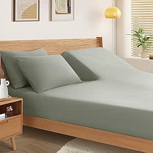 Amazon.com: SiinvdaBZX Split Top King Fitted Sheet for Adjustable Bed ...