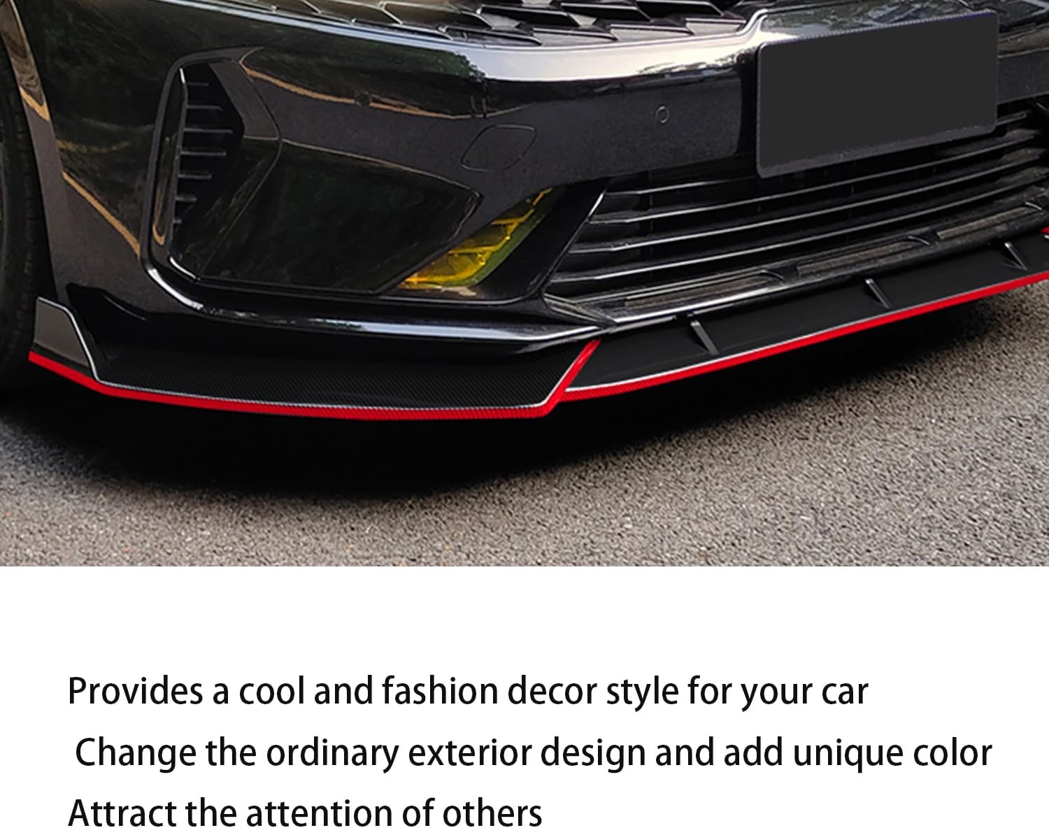 Front Bumper Lip Spoiler Side Body Kit Trim Chile | Ubuy
