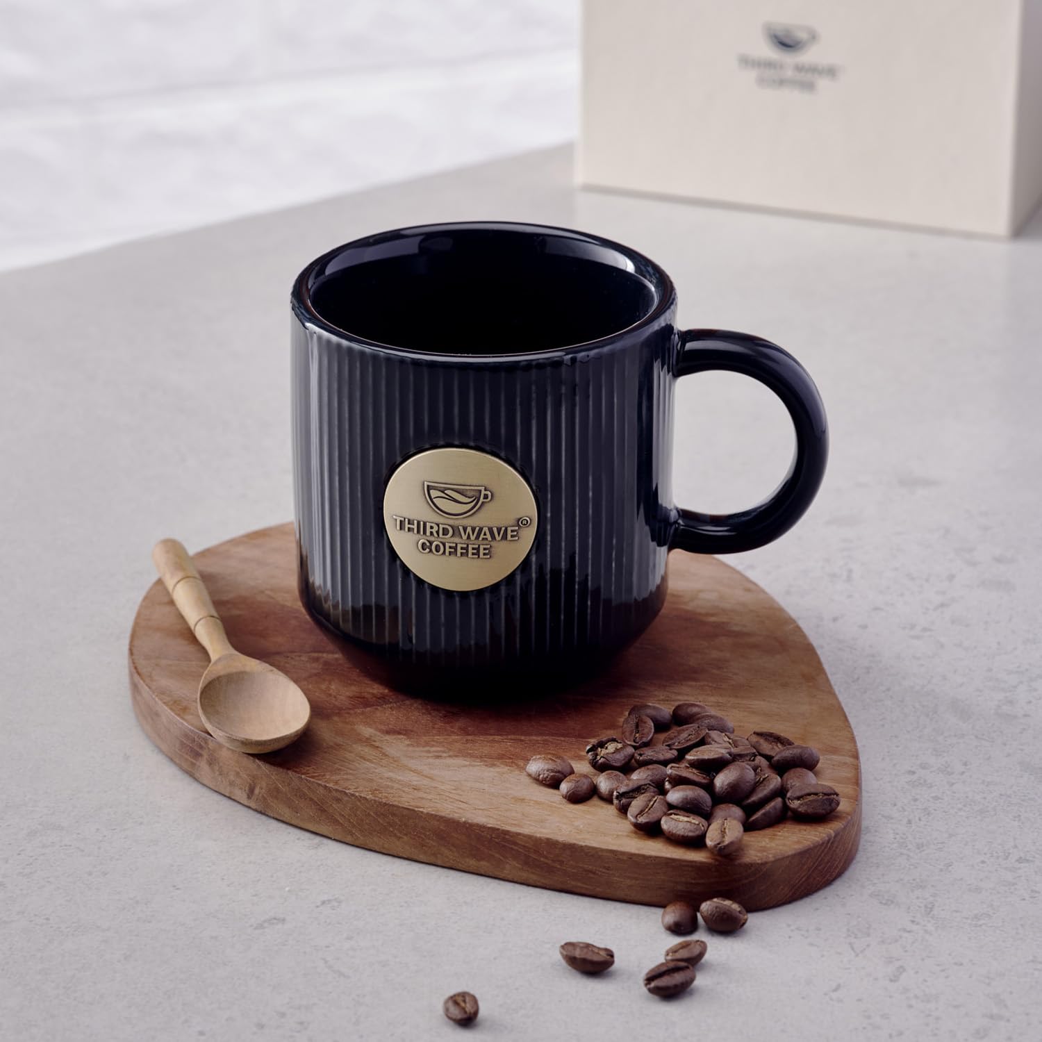 Buy THIRD WAVE COFFEE ROASTERS Metallic Coffee Mug - Handcrafted Design ...