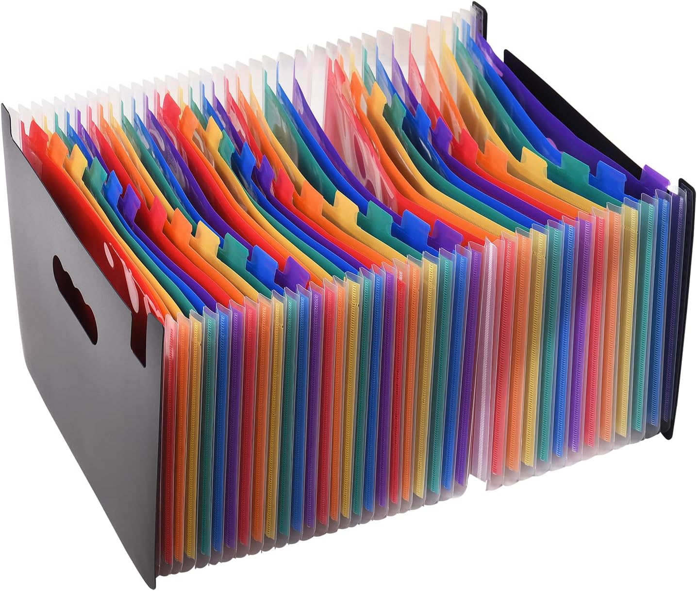 Bisofice 48 File Folder Organizer Expanding File Folder Colorful Paper ...